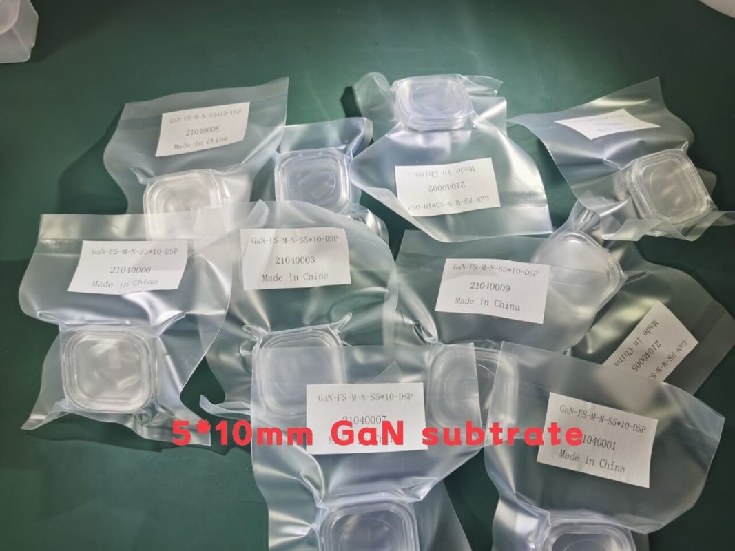 5x5/10x10/5x10 mm A-Axis Gallium Nitride Wafer HVPE Free Standing Chip ...