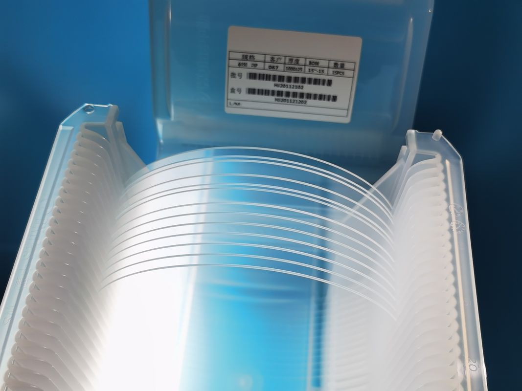 Al2O3 6 Inch Sapphire Window Substrates Wafer DSP Notch High Precision