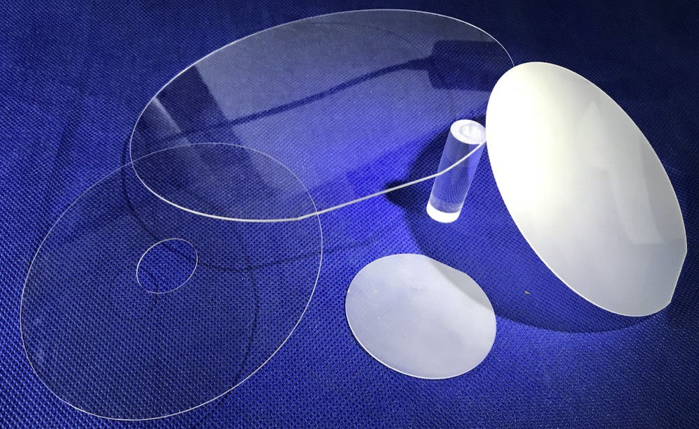 Circular Transparent Sapphire Optical Windows Quartz Customized ...