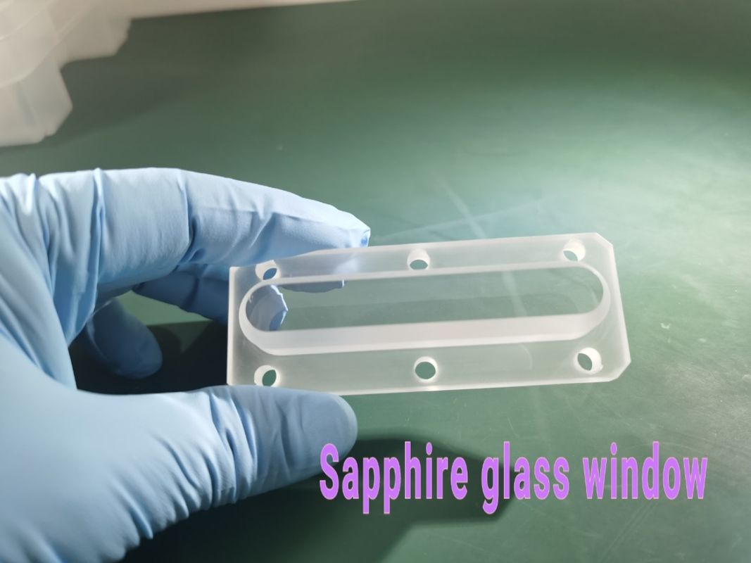 Equipment Observation Sapphire Glass Window With Step Hole