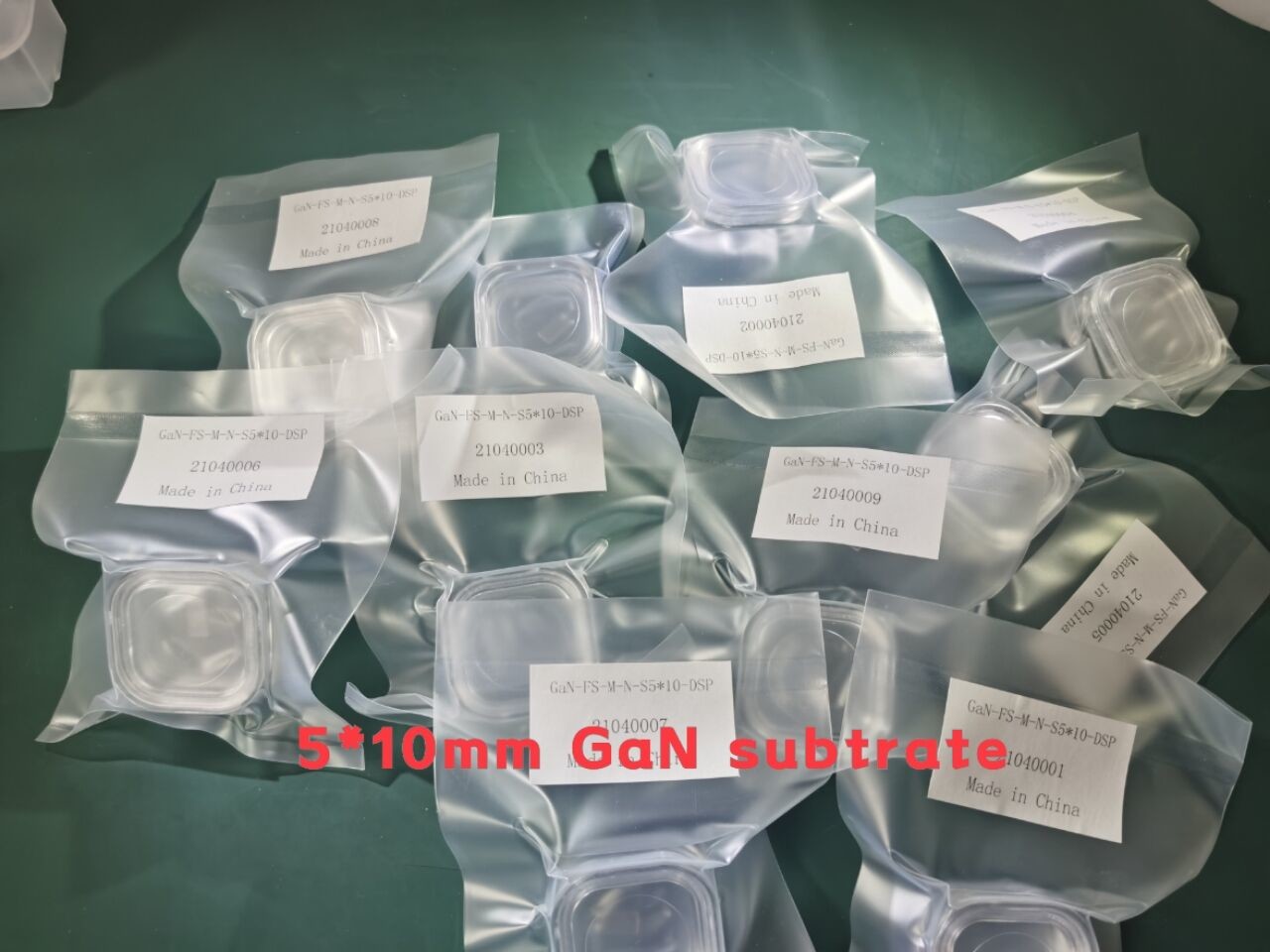 A-Axis Gallium Nitride Wafer HVPE Free Standing Chip Template 5x5 ...