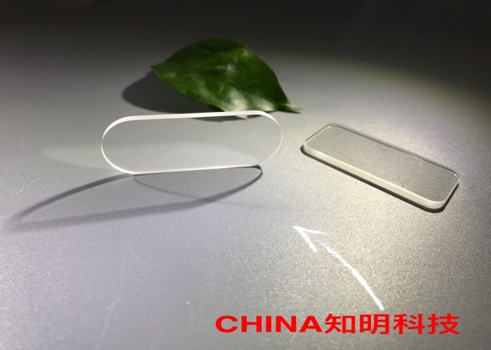 Prolate Ellipse Shape Sapphire Glass Window , Optical Window Glass for ...
