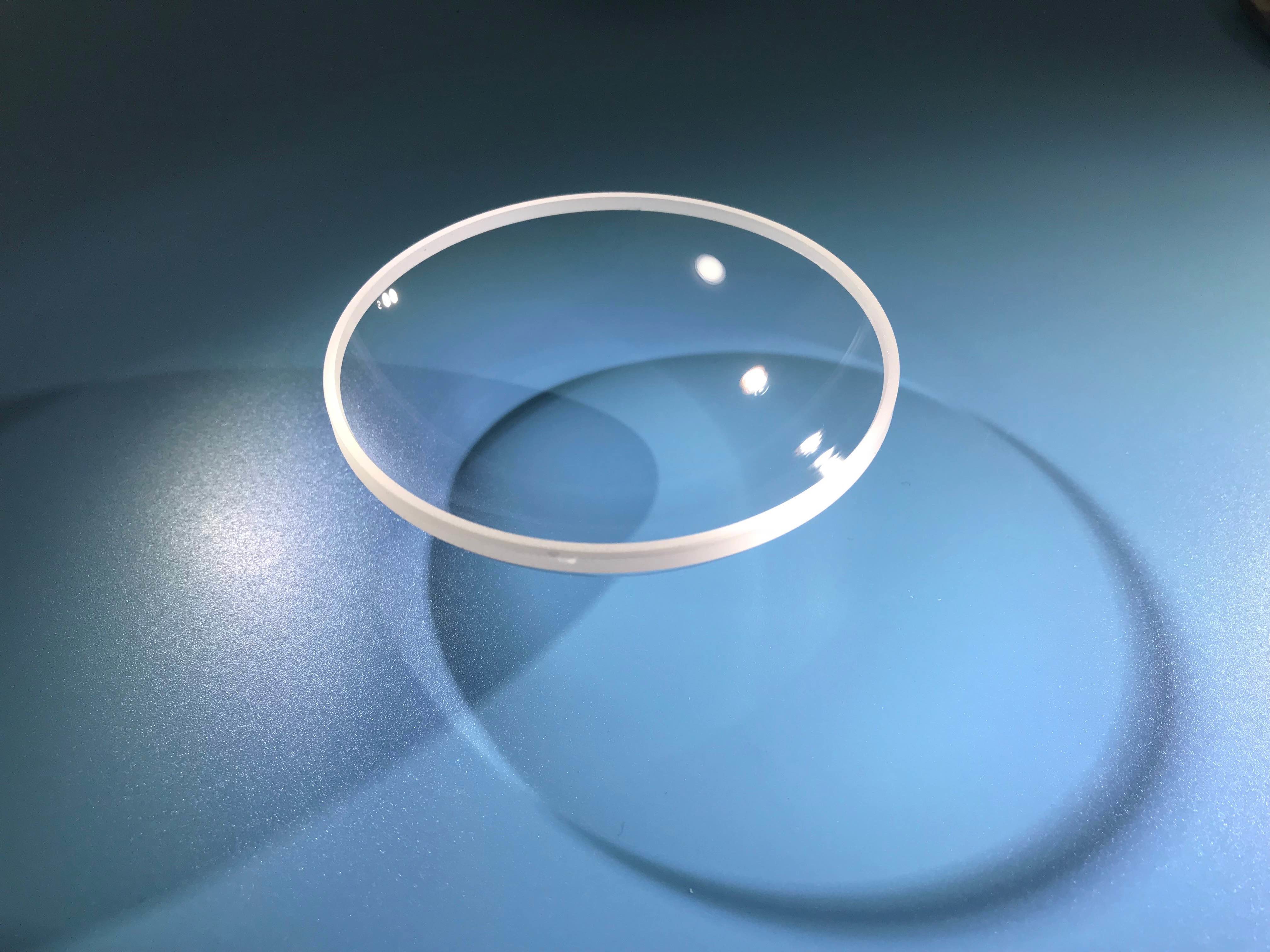 50mm Sapphire Components Customized Size Polished Plano - Convex Lens ...