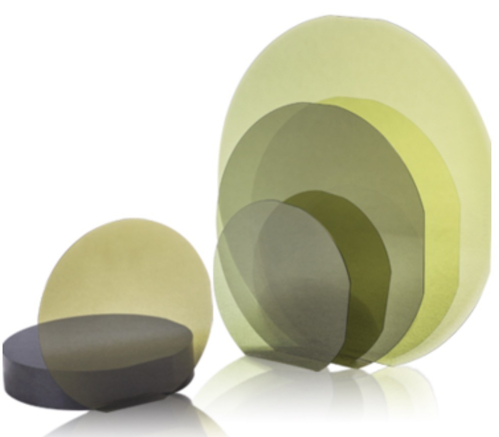 Polished 100mm SIC Epitaxial Silicon Carbide Wafer 1mm Thickness For ...