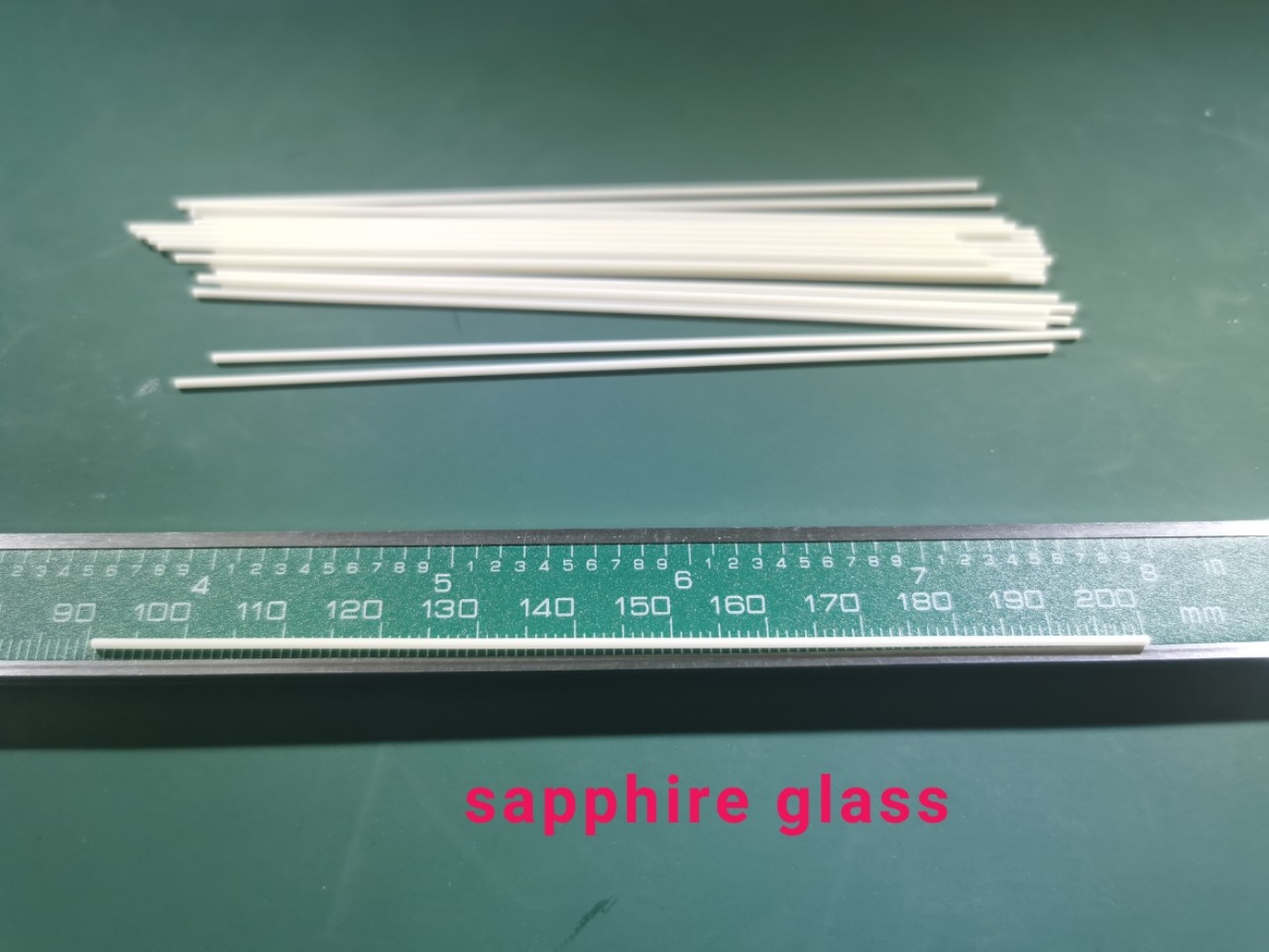 Ultra-fine thin dia1.0mm 0.6mm Al2o3 Ceramic Sapphire Glass Rod Stick ...