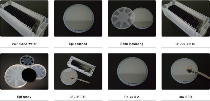 Si Doped Semiconductor Substrate Gallium Arsenide GaAs Wafer For ...