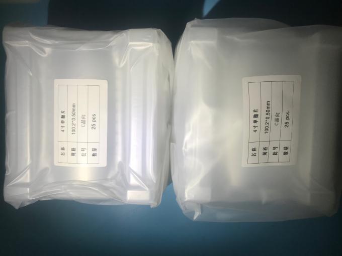 100mm Sapphire Substrate 4 Inch Al2O3 0.5mm C - Axis Thickness Customized