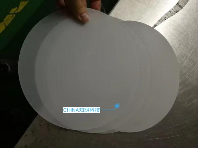 Al2O3 6 Inch Sapphire Window Substrates Wafer DSP Notch High Precision