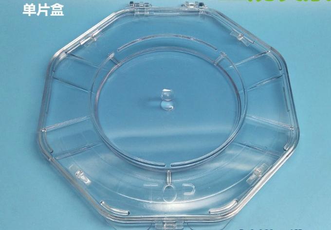 2inch 3inch 4inch PP Wafer Carrier Box For Square Wafer Substrates
