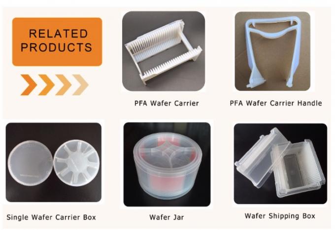 2inch 3inch 4inch PP Wafer Carrier Box For Square Wafer Substrates