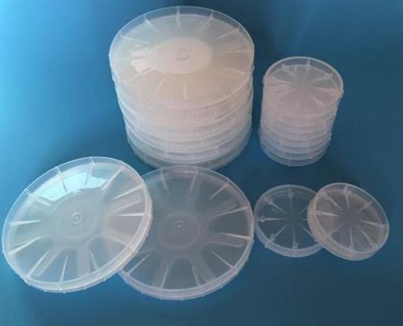 Polypropylene 4" 104mm Single Wafer Shipping Containers Box