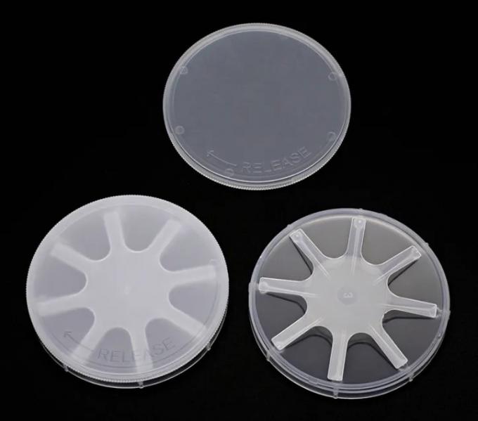 4" / 100mm Single Wafer Carrier Single Wafer Sample Box For Silicon ...