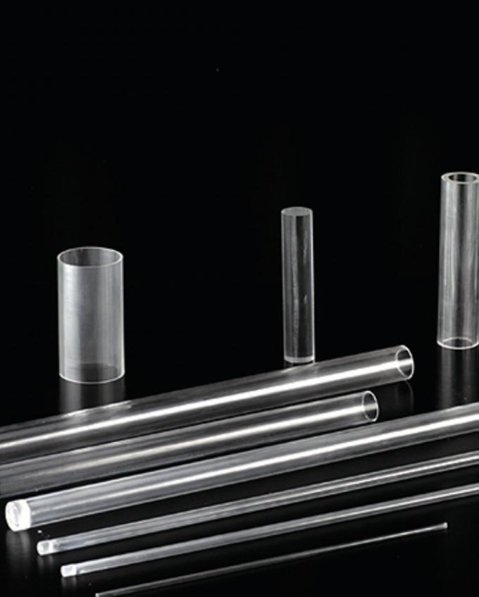 Optical Polished Sapphire Glass Tube Cylinder Lens Tube / Rod High ...