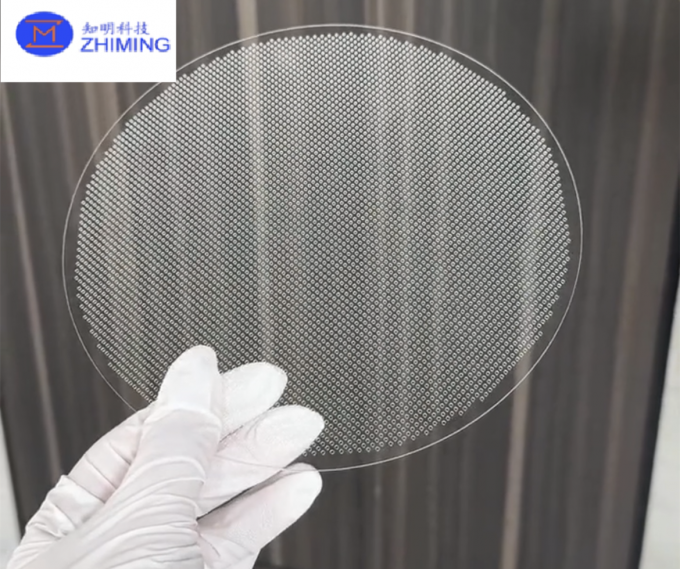Through Glass Vias (TGV) For JGS1 JGS2 Sapphire Corning Glass For ...