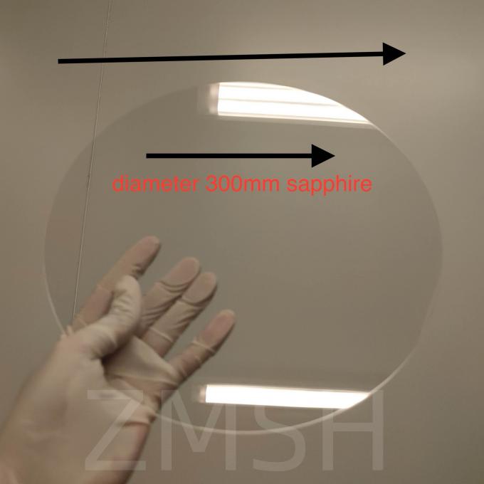 Sapphire Wafer 12inch AL2O3 Customization DSP SSP C plane A plane M ...