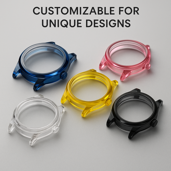 Red Single Sapphire Crystal Glass , Custom Sapphire Watch Crystal ...